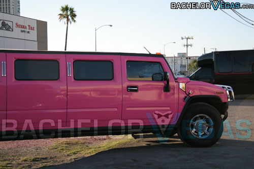 Las Vegas Pink Hummer Limo | Bachelor Vegas