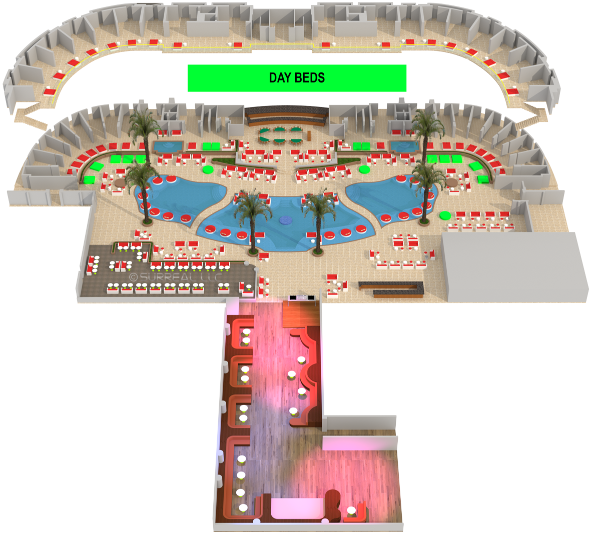 Encore Beach Club Bottle Service Your Table Awaits