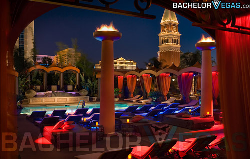 TAO Beach Pool Party ☀ Cabana Rental | Bachelor Vegas